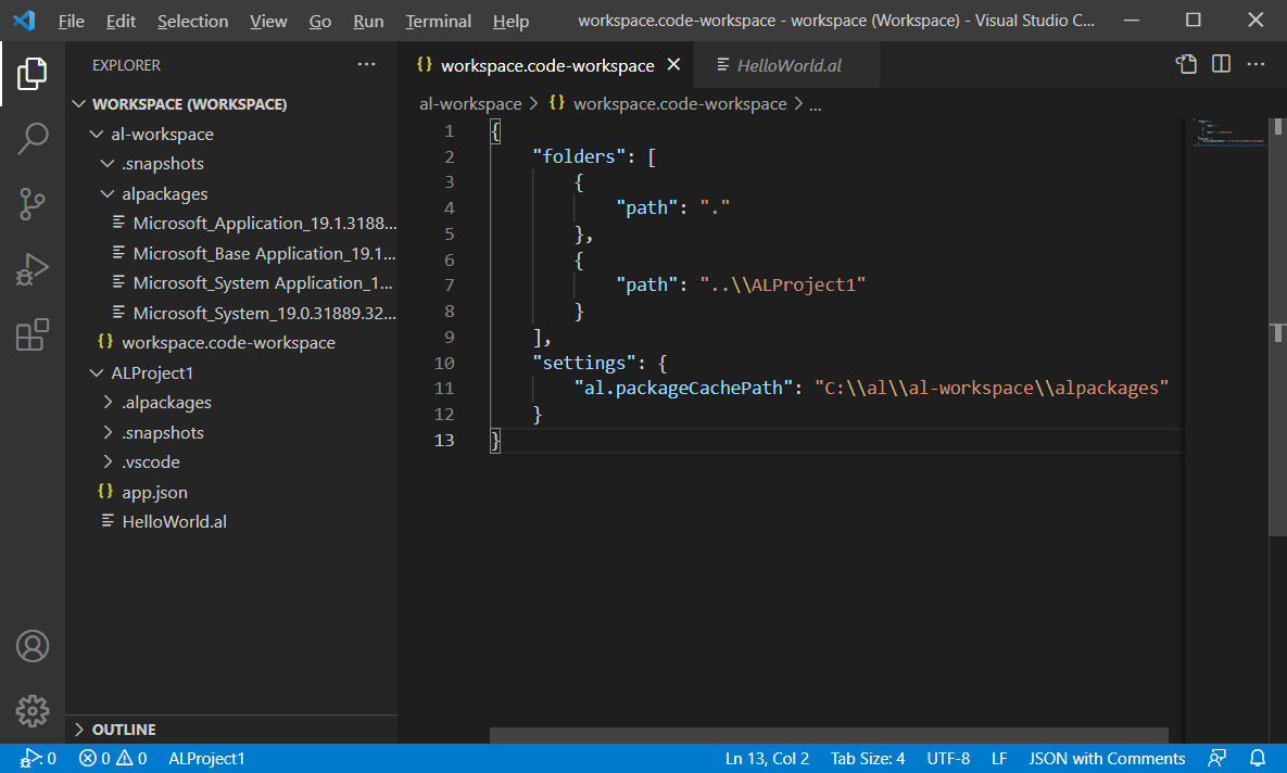 Navigating Microsoft Base and System Apps with VS Code Workspaces